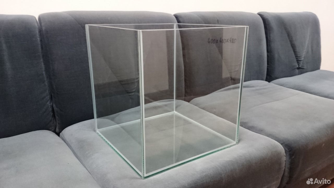 Аквариум Куб 65л. 40х40х42см (новый с гарантией)