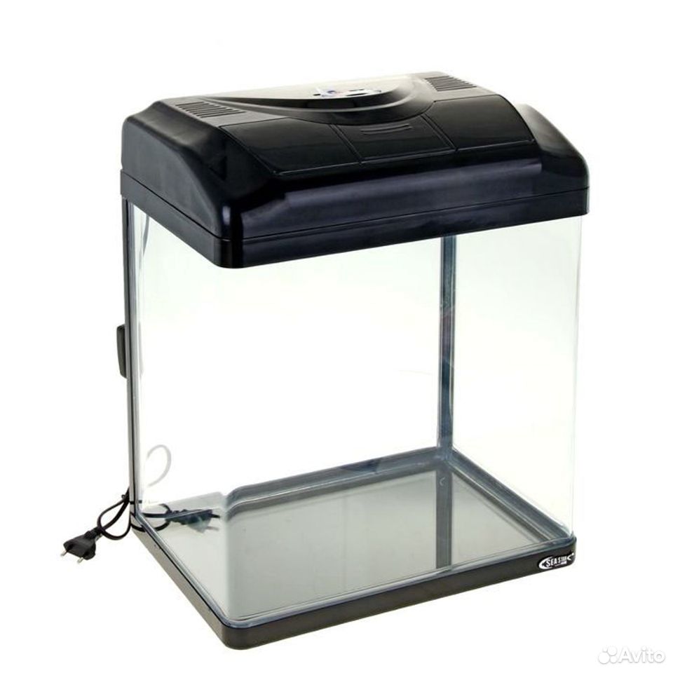 Аквариум SEA star HX380F чёрный 40л 38*27*46