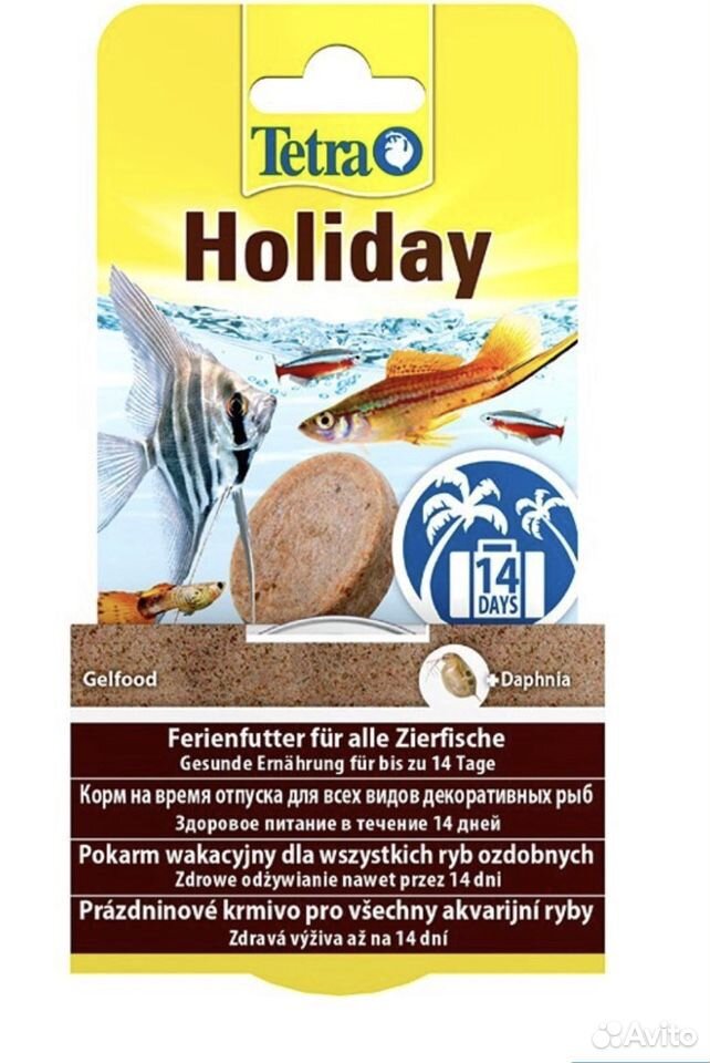 Tetra Holiday корм отпускного дня