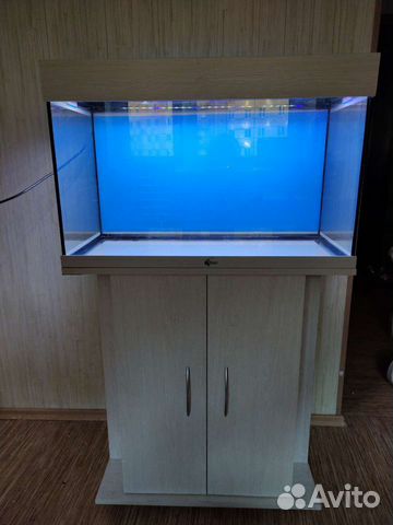 Аквариум с тумбой 80л бу