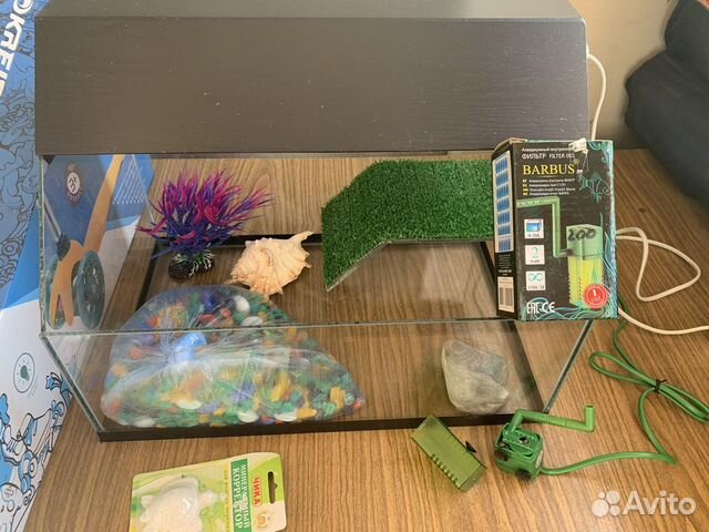 Аквариум для водной черепахи