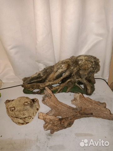 Коряга-грот керамическая для аквариума