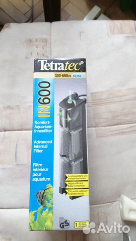 Внутренний фильтр для аквариума Tetratec IN600